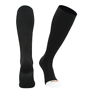TCK Prosport Performance Tube Socks (Black, Large)