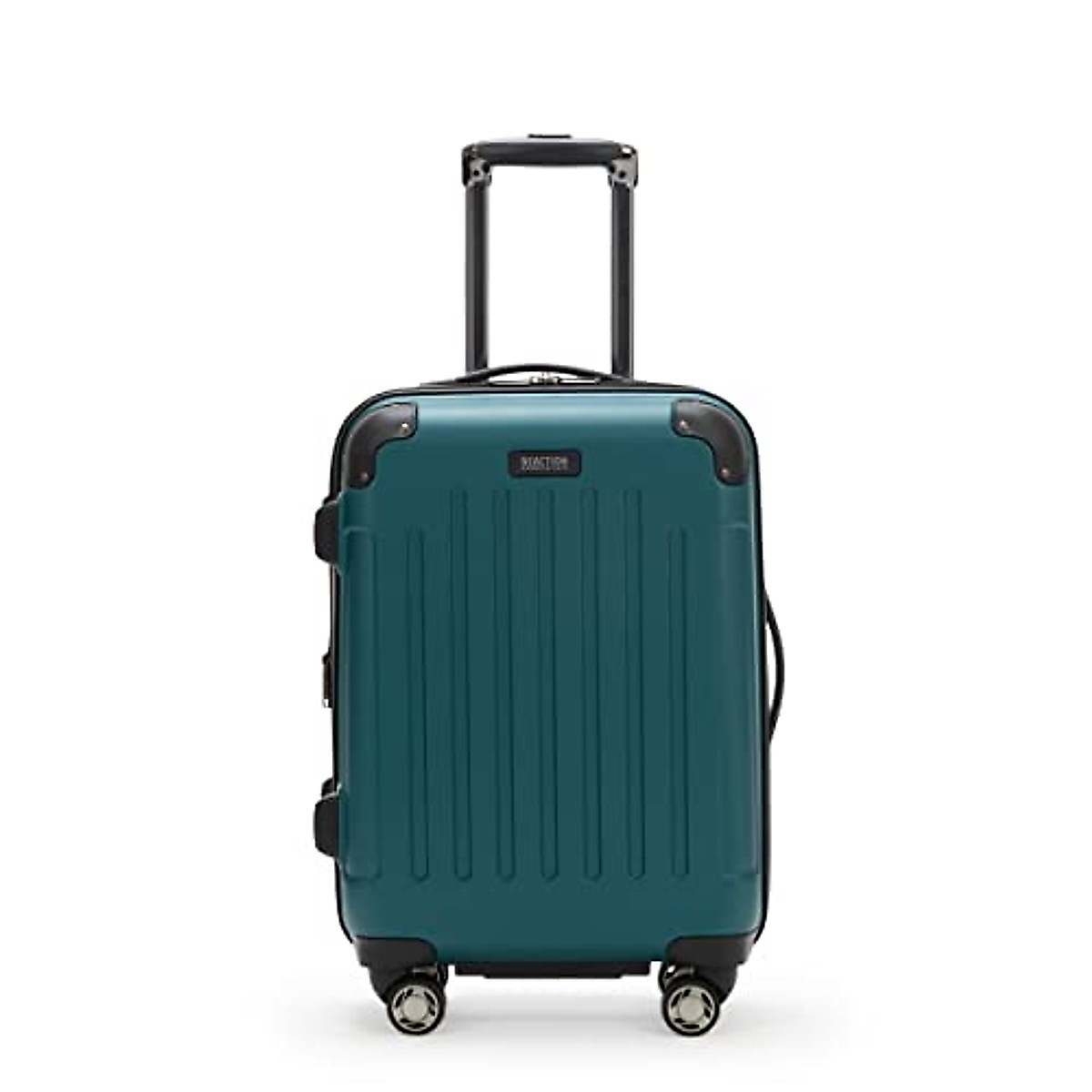 Kenneth Cole REACTION Renegade Luggage Expandable 8-Wheel Spinner Lightweight Hardside Suitcase, Botanical Green, 24-Inch Checked