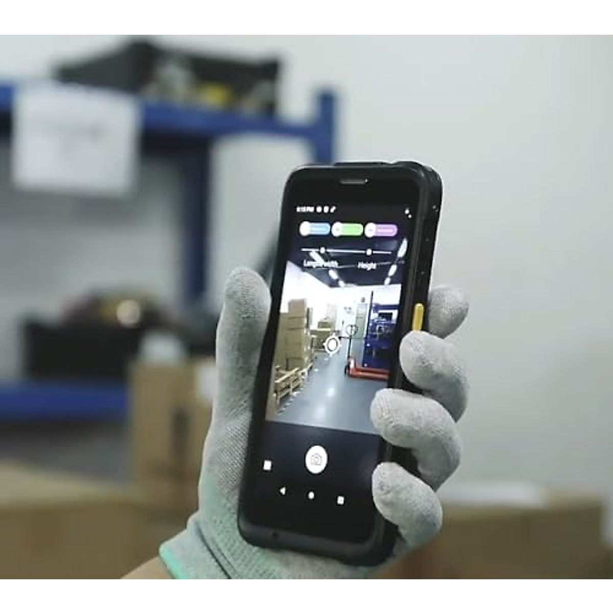 RUGLINE Inventory Barcode Scanner Android Barcode Scanner with 5.5 Inch Full Screen & Dock Charger, Android 11 PDA Handheld Scanner 1D/2D QR Zebra Scanner 4G WiFi Rugged for Inventory Warehouse