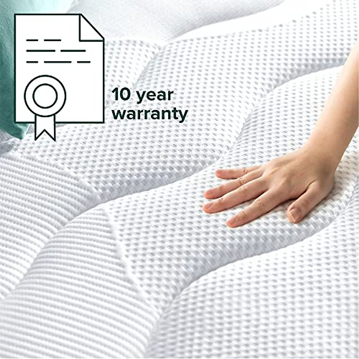 ZINUS 6 Inch Essential Innerspring Mattress / Medium Firm Feel / CertiPUR-US Certified / Mattress-in-a-Box, Queen
