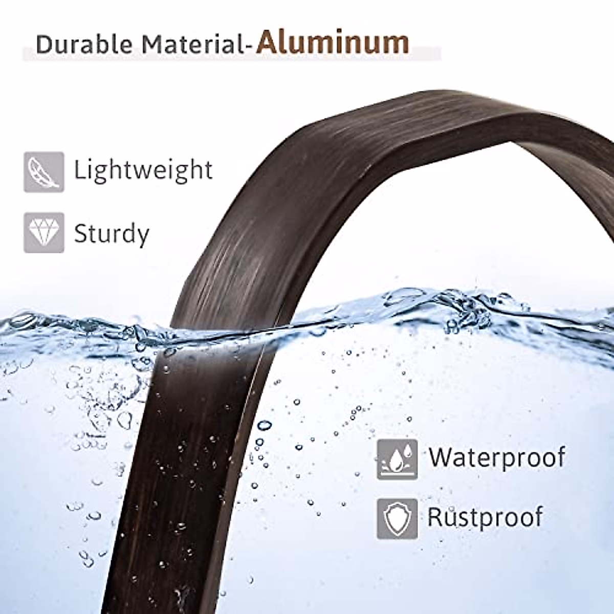 COSIEST 3-Piece Outdoor Patio Bisrto Set, PE Wicker Furniture Sets Aluminum Armchair Club Chairs w Off-White Thickened Cushions, Coffee Table for Garden, Pool, Backyard