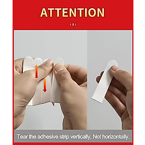 PHIXBEAR Damage Free Hanging Wall Hooks with Adhesive Strips, Adhesive Hooks for Hanging Heavy Duty, Removable Black Sticky Hooks, 6 Metal Hooks and 12 Strips