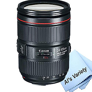 Canon EOS 5D Mark IV DSLR Camera w/EF 24-105MM F/4 L is II USM Zoom Lens + 1+ 128GB Memory, TTL Speedlite Flash, Battery Grip, Filters, Case, Tripod + More (36PC Bundle Kit)
