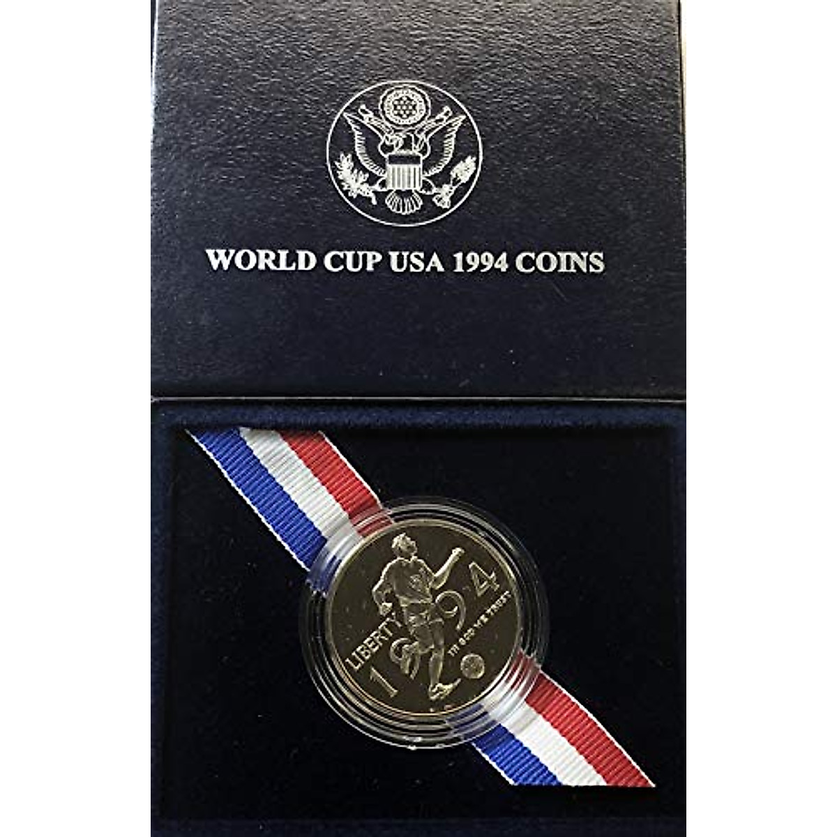 1994 P World Cup Soccer Comes in US Mint Box Half Dollar Proof US Mint