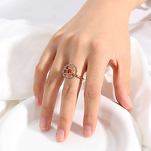 IDesign Stella's Ring of Solaria, Sun Ring, Star Light, Sun Burst, Fairy Heirloom Solaria Rhinestone Crystal Ring (gold)