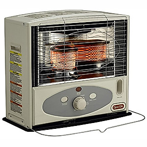 Dyna-Glo RMC-55R7 Indoor Kerosene Radiant Heater, 10000 BTU, Ivory