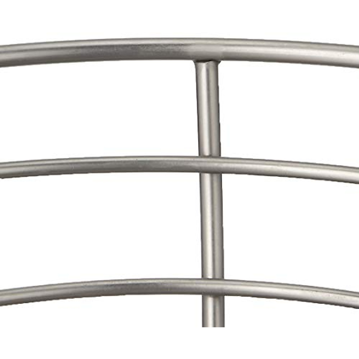 Spectrum Diversified Euro Fruit Bowl & Produce Basket Modern Countertop Food Storage for Fruits & Vegetables, Sleek Design with Sturdy Steel Construction,Silver