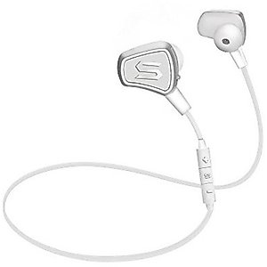Soul Electronics Bluetooth Wireless Impact High Efficiency Earphones, White (SI08WH)