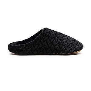 Crazy Lady Women's Fuzzy House super light Slippers Fluffy Furry Fur Slippers Scuff Outdoor Indoor Warm Cozy Plush Bedroom Shoes Soft Flat Comfy Anti-Slip（9-10）