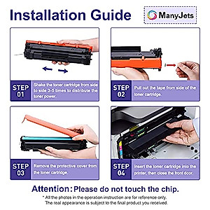 ManyJets 48A CF248A Compatible Toner Cartridge Replacement for HP 48A CF248A Work with HP M15w M29w M28w M15a M31w M16a M16w M28a M29a M30w Printer (Black,2-Pack)
