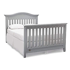 CC KITS Full-Size Conversion Kit Bed Rails for Serta Aberdeen, Adelaide, Ashland, Banbury, Barrett, Bethpage, Fairmont, Fall River, Fernwood & Mid-Century Modern Lifestyle 4-in-1 Cribs (Grey)