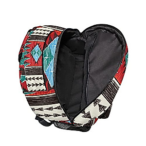Custom Indian Aztec Backpack for Girls Personalized Your Name Text Bookbag Boho Tribe School Backpack Bookbag 3rd 4th 5th Grade Elementary Students Daypacks