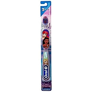 Oral-B Princess Toothbrush for Little Girls, Children 3+, Extra Soft, Characters Rapunzel - 1 Count