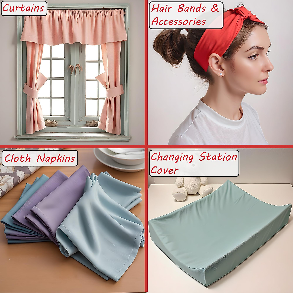 Barcelonetta | Poly Cotton Fabric for Sewing | Broadcloth Fabric | by The Yard | 60" Wide Roll | Lightweight, Breathable | Lining, Home Textile, Skirts, Tote Bags (Navy, 2 Yard)