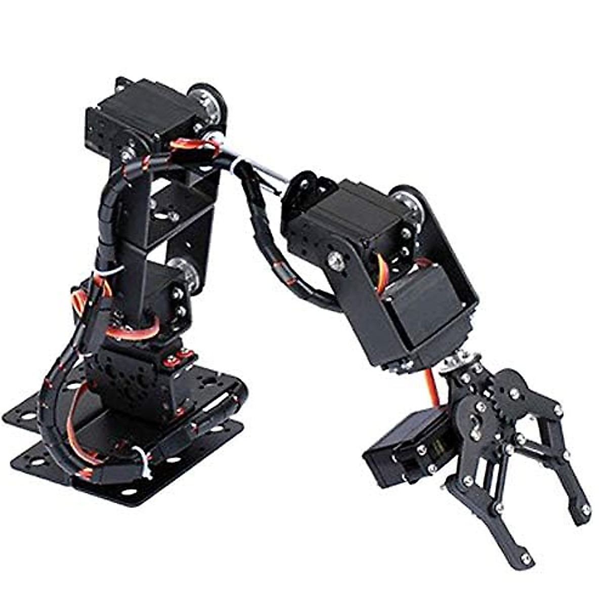 Arm Mechanical Robotic Clamp Claw Kits,6DOF Robot Mechanical Arm Clamp Claw Kit DOF Manipulator Industrial Robot Parts