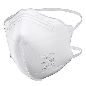 N95 Mask Respirator [ Made in USA ] NIOSH Certified N95 Particulate Respirators Face Mask (Pack of 30)