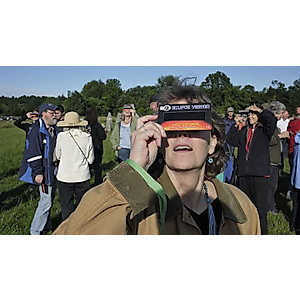 Rainbow Symphony Solar Eclipse Viewer, Replaces Eclipse Glasses, CE & ISO Certified, Safe for Direct Sun Viewing, Made in USA, 5 Pack