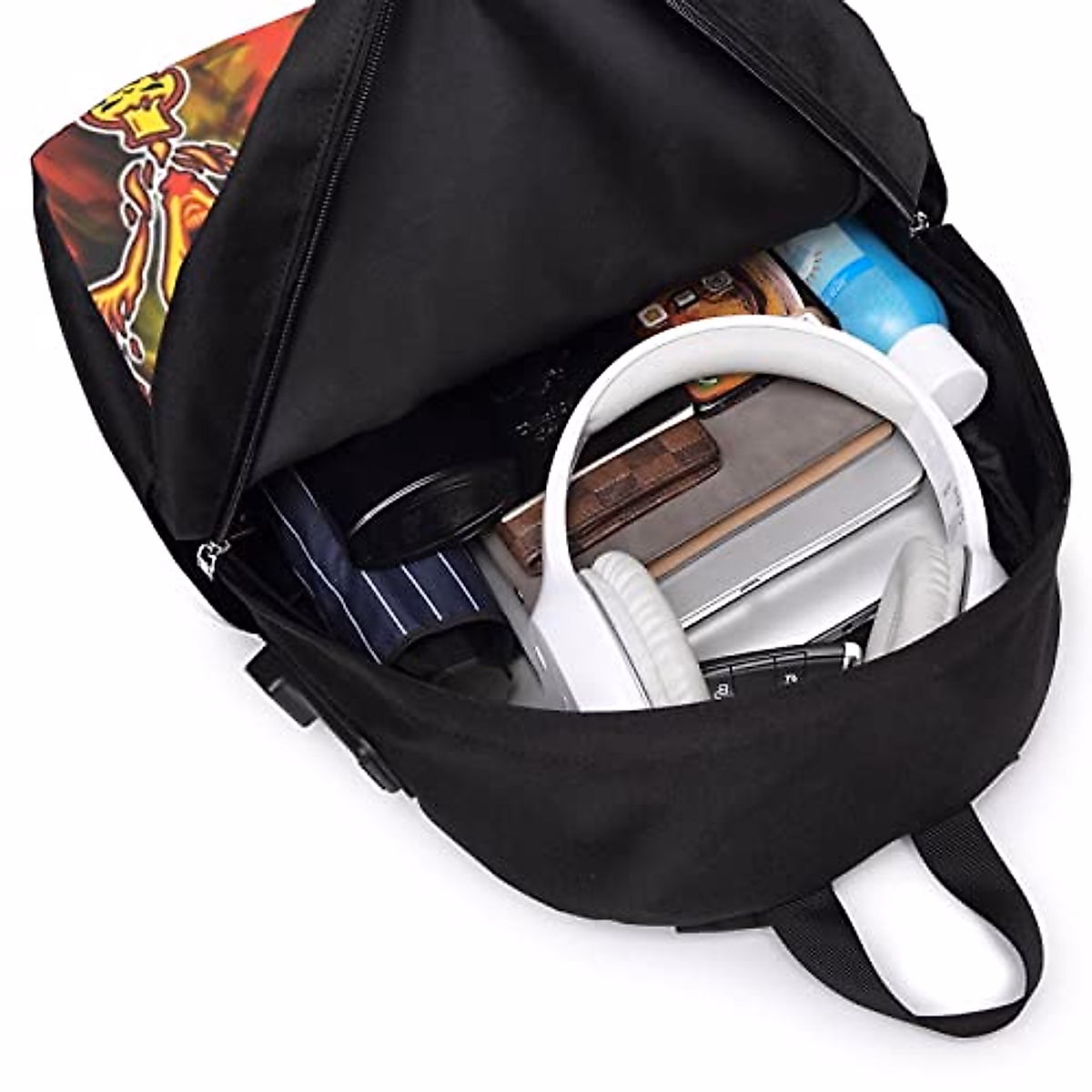 HatChetMan ICP 17 in Backpack USB Charger Bookbag Laptop Bag Bookbag Unisex Classic Fashion Backpack