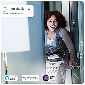 WiZ IZ0026023 60 Watt EQ A19 Smart Wifi Connected LED Light Bulbs/Compatible with Alexa and Google Home, no Hub required, Dimmable Soft White, 3 Count