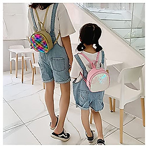 B&Y 12 PCS Unicorn Backpack girls Gifts Jewelry/Necklace/Bracelet/Earring/Hair Clips Toys 3 4 5 Year Old Girl Birthday Gift(Pink)