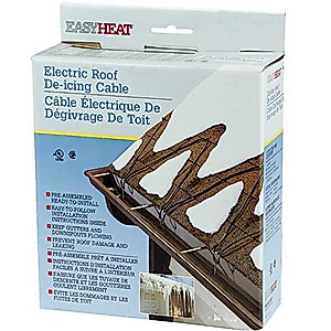 Easy Heat 120' 120V 5W Roof Shingle Down Spout Gutter De-Icing Cable ADKS600
