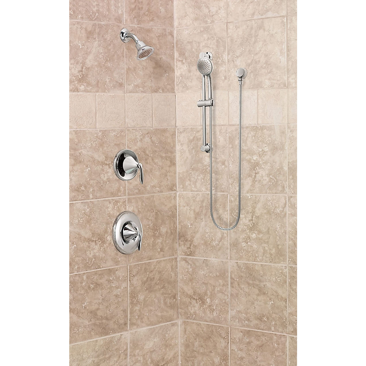 Moen Round Chrome Drop Ell Handheld Shower Wall Connector, A725