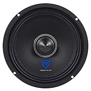 Rockville RXM68 6.5" 150w 8 Ohm Mid-Bass Driver Car Audio Speaker, Mid-Range