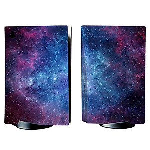 PlayVital Magic Sky Full Set Skin Decal for ps5 Console Disc Edition, Sticker Vinyl Decal Cover for ps5 Controller & Charging Station & Headset & Media Remote