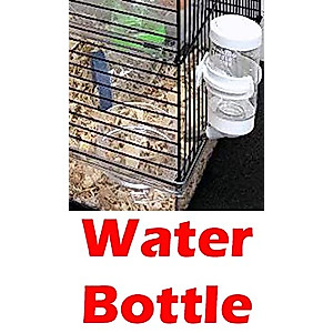 New 3 Level Sparkle Clear Transparent Syrian Hamster Mice Mouse Rat Cage with Large Top Running Ball