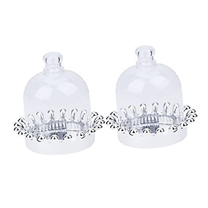 YARNOW 10 Sets Cupcakes Containers Cake Containers with Lids Cupcake Holder with Lid Clear Plastic Mini Cake Box Muffin Dome Cupcake Dome Cover Cupcake Cover Cupcakes Display Cakes Dome