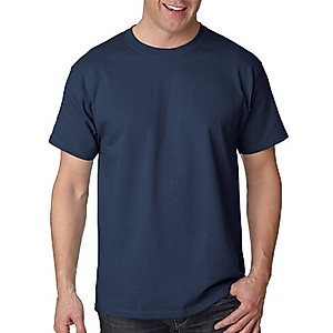 Hanes Mens Tagless 100% Cotton T-Shirt, XL, Navy