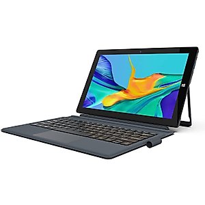 Windows 11 Tablet 10.1 inch Touchscreen, 6GB Memory 128GB Storage, Intel N4120 Ultra Slim Windows Tablets PC IPS HD Display with Keyboard, 2.4G/5G WiFi, USB3.0, Micro HDMI, Bluetooth4.2, Dual Camera