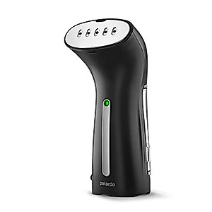 Steamer for Clothes, Hand Held Portable Travel Garment Steamer, Metal Steam Head, 25s Heat Up, Pump System, Mini Size, Handheld Steamer for Any Fabrics, No Water Spitting, 120V Black