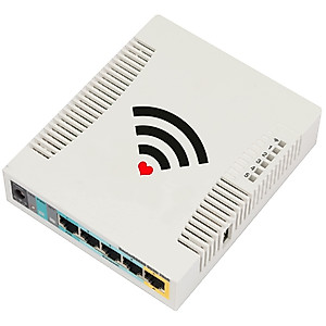 Mikrotik RouterBOARD 951Ui-2HnD RB951Ui-2HnD 2.4Ghz Wrls AP 1000mW 5x10/100 OSL4