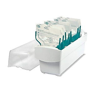 The First Years Breastflow Breast Milk Freezer Storage Organizer — Freezer and Refrigerator Shelf Organizer for Breast Milk Storage Bags — Holds 10 Breast Milk Bags — Breastfeeding Essentials