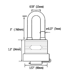 40mm 2-Heavy Duty Waterproof Padlock - Ideal for Home, Garden Shed, Outdoor, Garage, Gate Security (2 Pieces Set, Send a Small Password Lock)