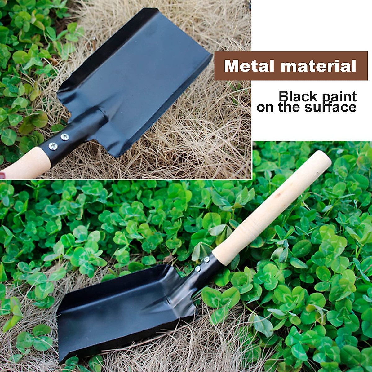 Fireplace Ash Shovel Tool Scoop Dust Pan Coal Hand Shovel Fire Stove Fireplace Trowel Ash Sweep Farm Wood Shovel