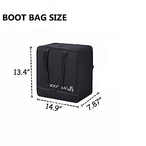 LYFFXYH Ski Bag and Ski Boot Bag Fit Skis Up to 200cm- 600D Polyester Ski Bags for Men, Women, Adults, and Children…