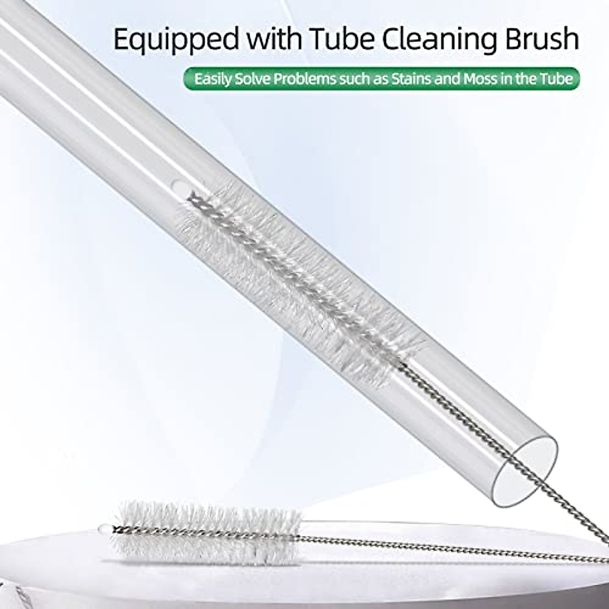 UPETTOOLS Shrimp Feeding Dish Set, Aquarium Fish Feeder Tube Kit with Feeding Ring,Cleaning Brush for Fish Tank