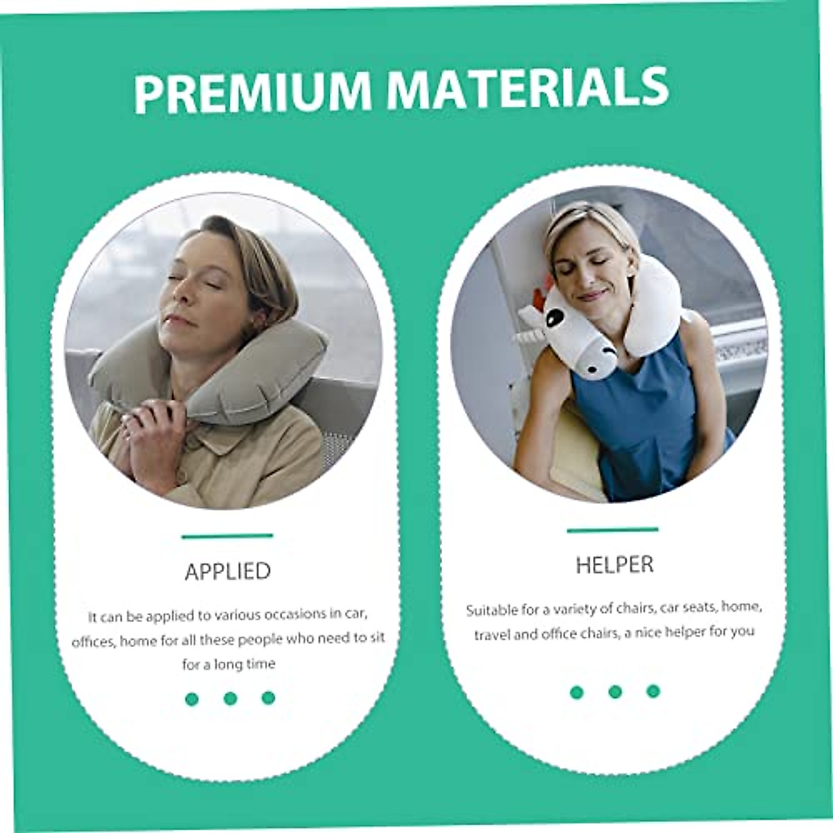 HEALEEP Single Hole Ear Pillow Traveling Pillow Car Head Rest Travel Pillow Car Gadgets Car Accessories for Wear-Resistant Neck Pad Car Acessories Office Dedicated Nap Pillow