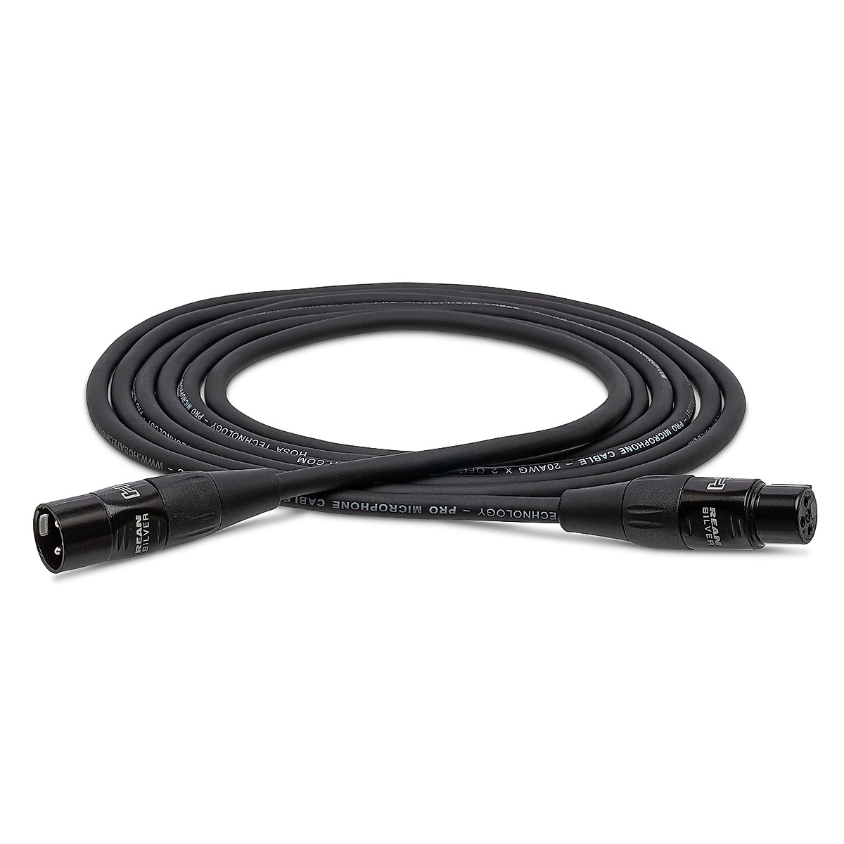 Hosa HMIC-005 REAN XLR3F to XLR3M Pro Microphone Cable, 5 Feet