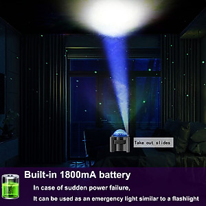 WANRAYW Star Projector, 15 in 1 Space Projector, Night Light with Remote Control, Galaxy Projector with Bluetooth Speaker, Moon Light for Bedroom/Game Room/Party, Romantic Star Light for Partners