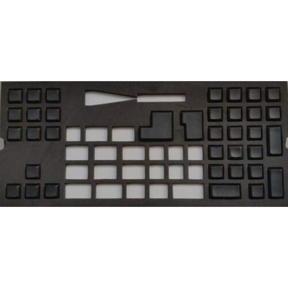 109/151 Keys DSA Profile Blank PBT Keycap Spherical Keyset for All Standard 61 Keys 87 Keys 104 Keys 108 Keys Gaming Mechanical Keyboard (151 Keys,Black)