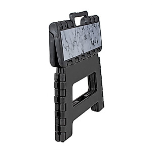 KOLORAE Step Stool - Opens Easy with One Flip. with Easy to Carry Handle. 14 Inch. Great for Kitchen, Bathroom, or Bedroom. Non-Slip Foldable Stools for Kids & Adults Up to 200 LBS