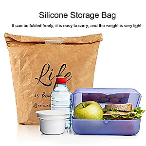 Kraft Paper Lunch Bag, Environmentally Friendly, Lightweight and Tearproof