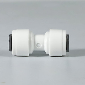Sandmonk 1/4" RO Tubing Straight Push to Connect RO Fittings Plastic Quick Connector fittings for Reverse Osmosis System