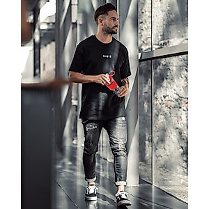 Cocinare 1100W Personal Blender for Shakes & Smoothies, Portable with 6 Titanium Blades, 16 Oz To-Go Sports Bottle, 500+ Online Recipes, Ideal for Kitchen, Frozen Fruit, Ice, Nuts (Red)