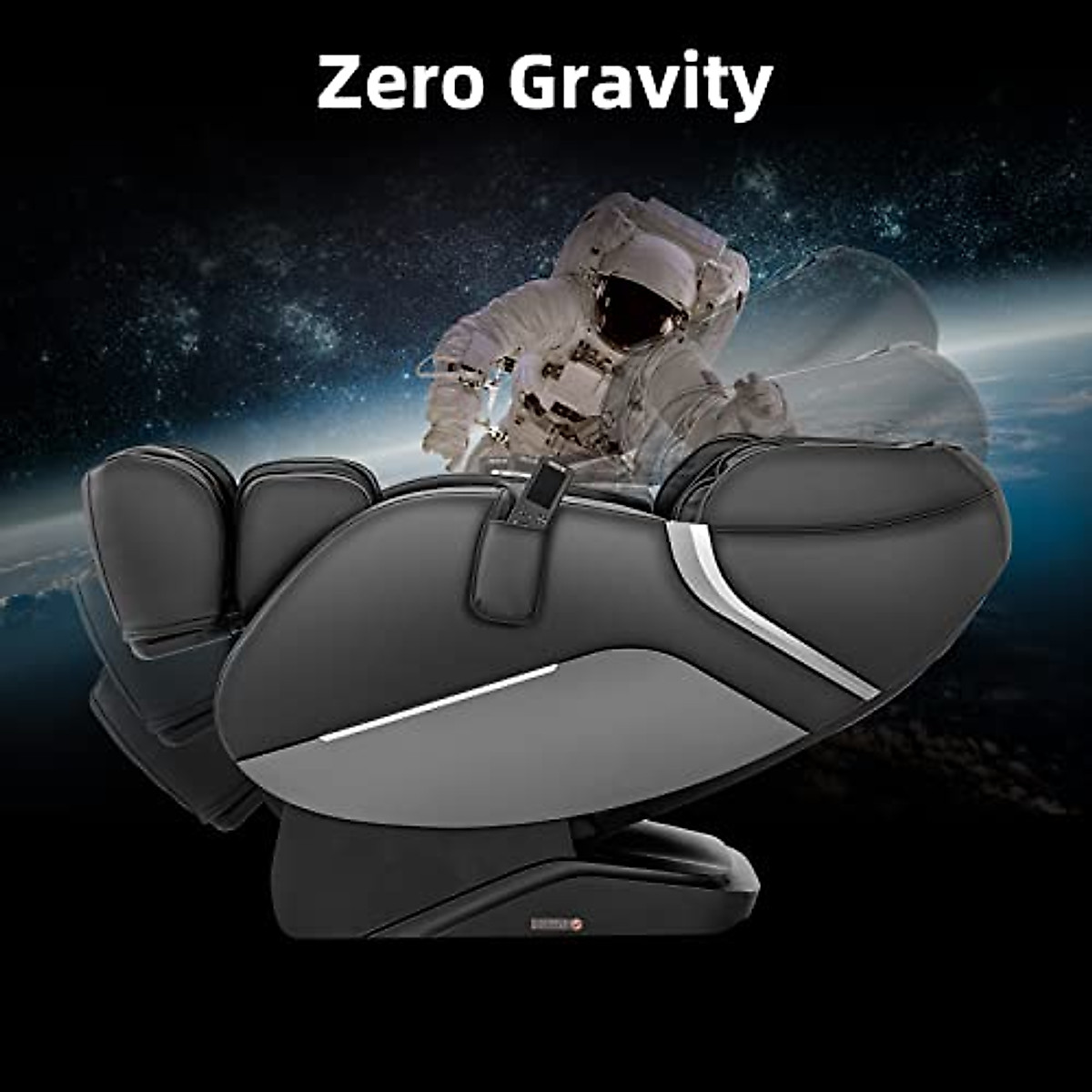 iRest SL Track A303 Massage Chair Recliner, Full Body Massage Chair with Zero Gravity, Airbags, Heating, and Foot Massage (Black)