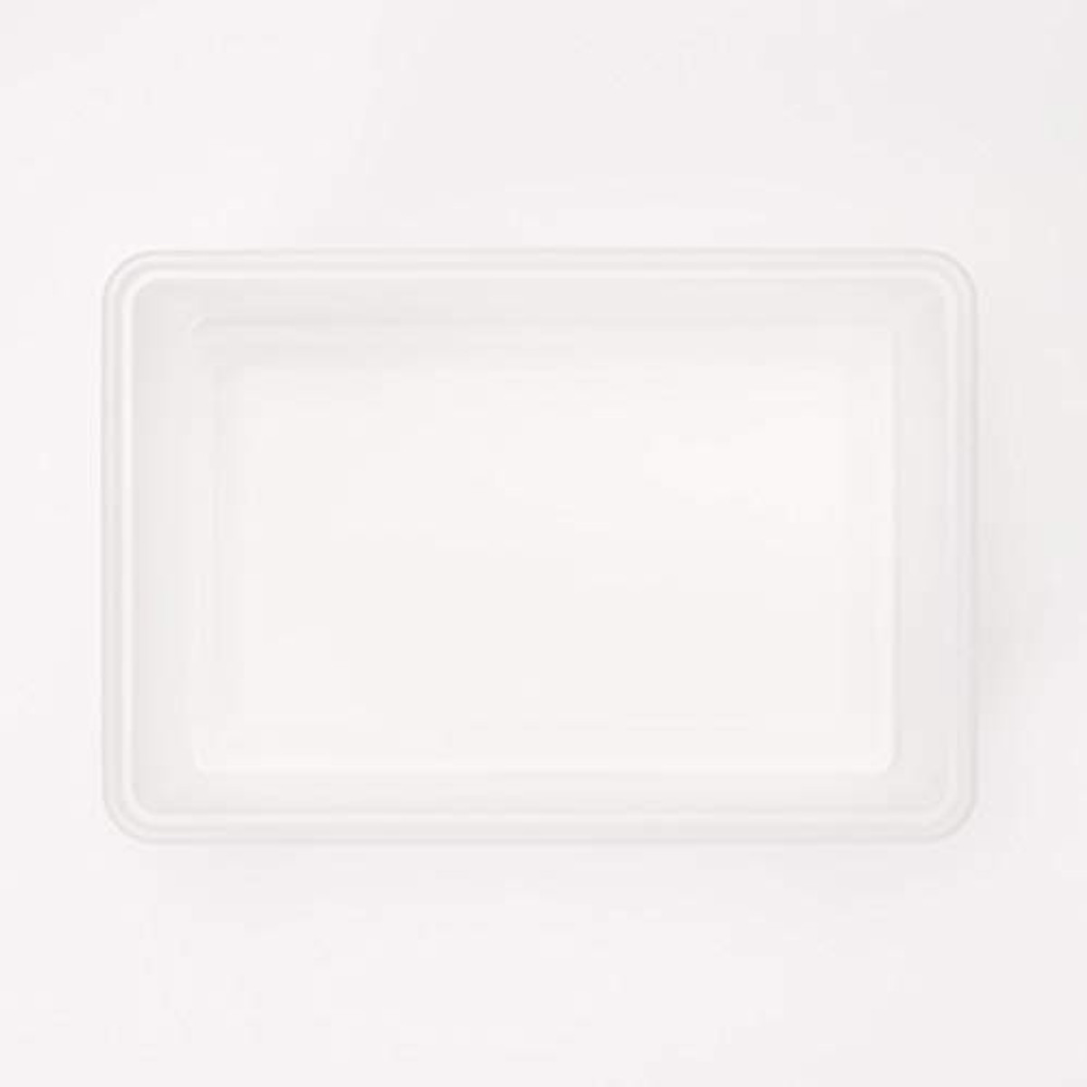 無印良品 MUJI 82219418 Polypropylene Storage Box, Medium, Width 14.6 x Depth 9.8 x Height 6.3 inches (37 x 25 x 16 cm), Translucent