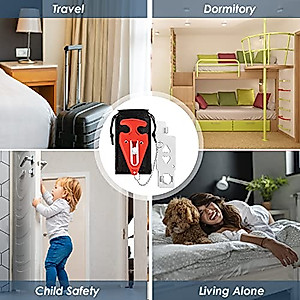 Hotel Door Locks for Travelers,Portable Door Lock for Travel Universal L-Shaped, Door Lock Latch Additional Privacy and Safety in Home Hotel and Apartment, Door Lock Security for Hotel Rooms